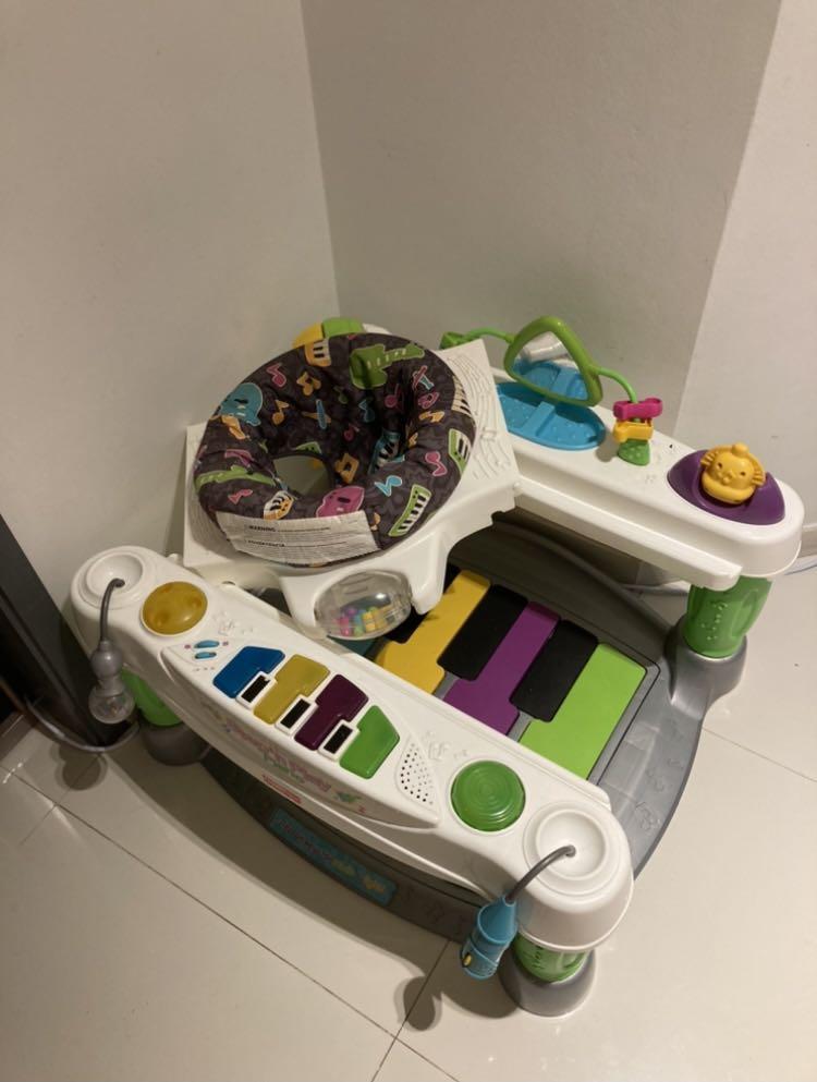 Fisher price step n play piano, Babies & Kids, Infant Playtime on Carousell