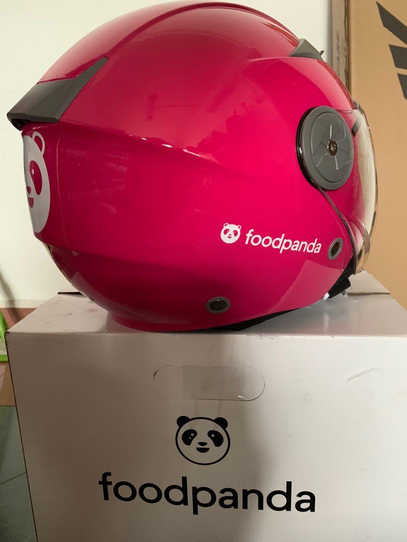 Foodpanda helmet, Motorcycles, Motorcycle Accessories on Carousell