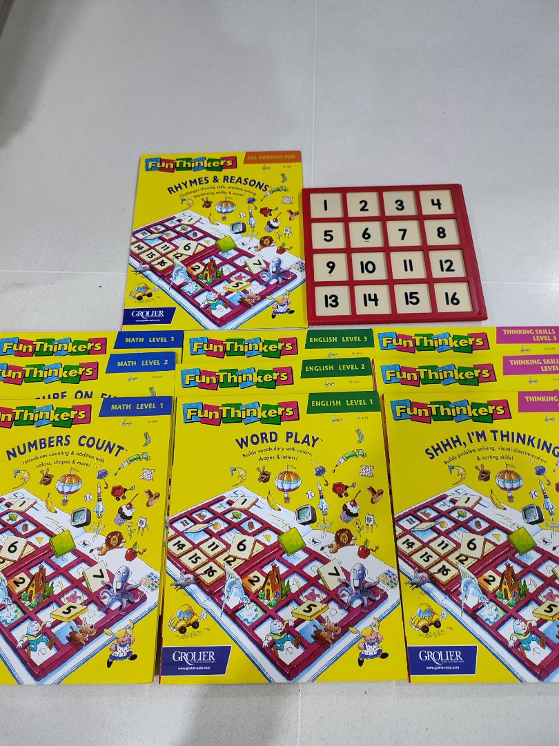 Fun Thinkers - Grolier, Hobbies & Toys, Books & Magazines, Children's ...