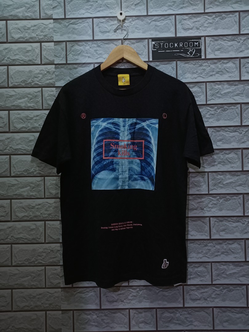 Fxxking rabbit Fr2 Smoking kills (Authentic), Men's Fashion, Tops ...