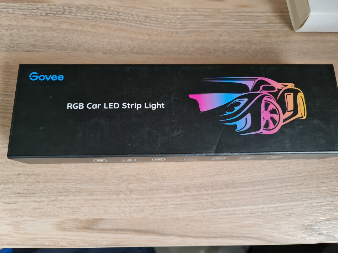 Govee RGB LeD strip light car, Car Accessories, Electronics & Lights on ...