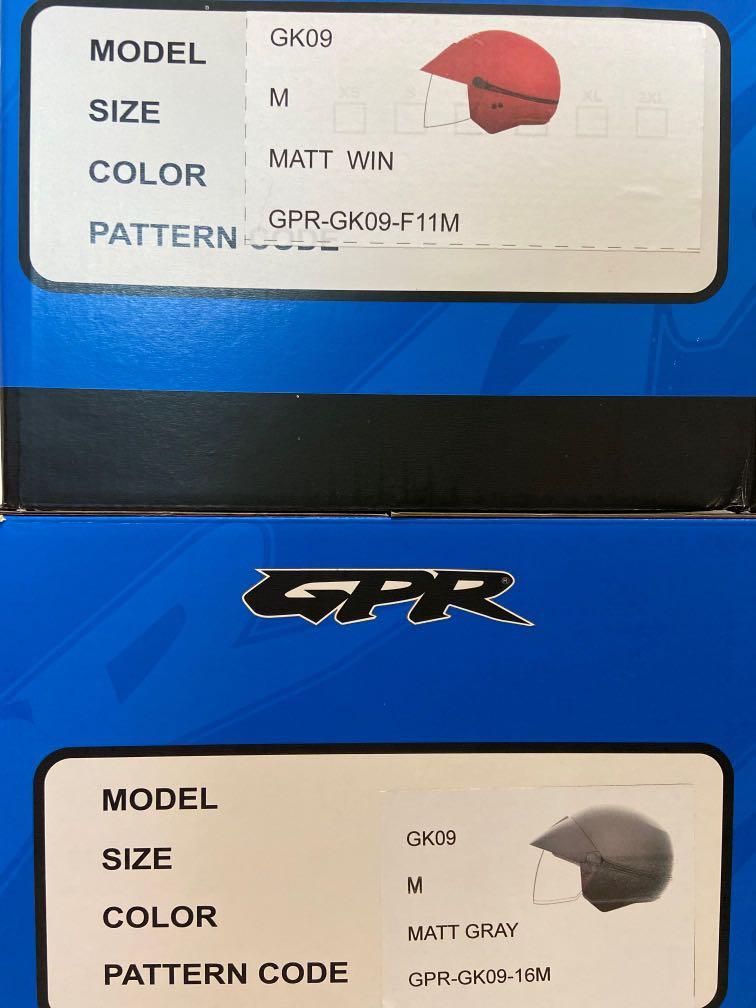 GPR Motorcycle Safety Helmet, Sports Equipment, Bicycles & Parts, Parts ...