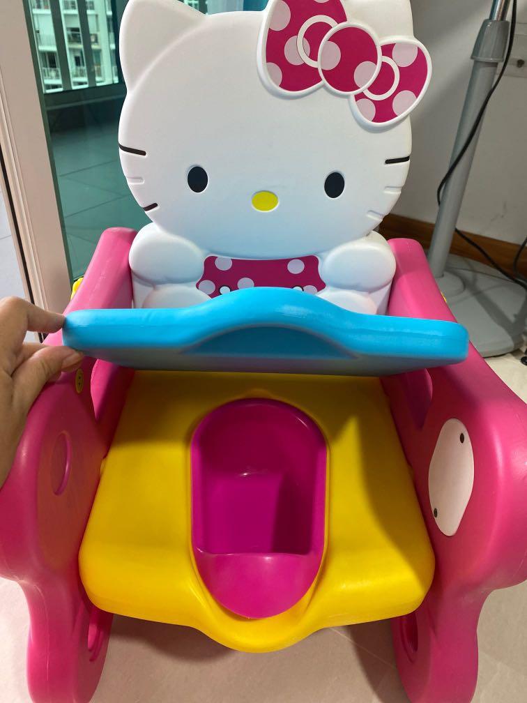 Hello kitty training toilet potty, Babies & Kids, Bathing & Changing ...