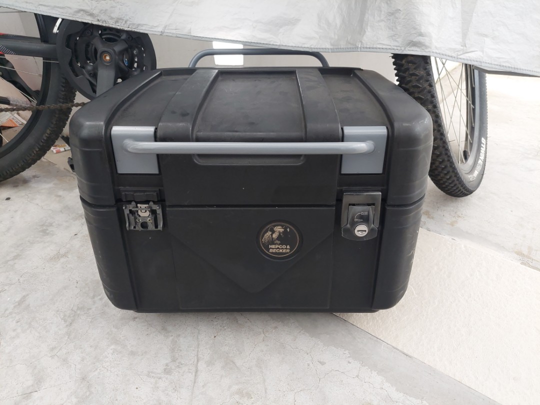 Hepco becker box, Motorcycles, Motorcycle Accessories on Carousell
