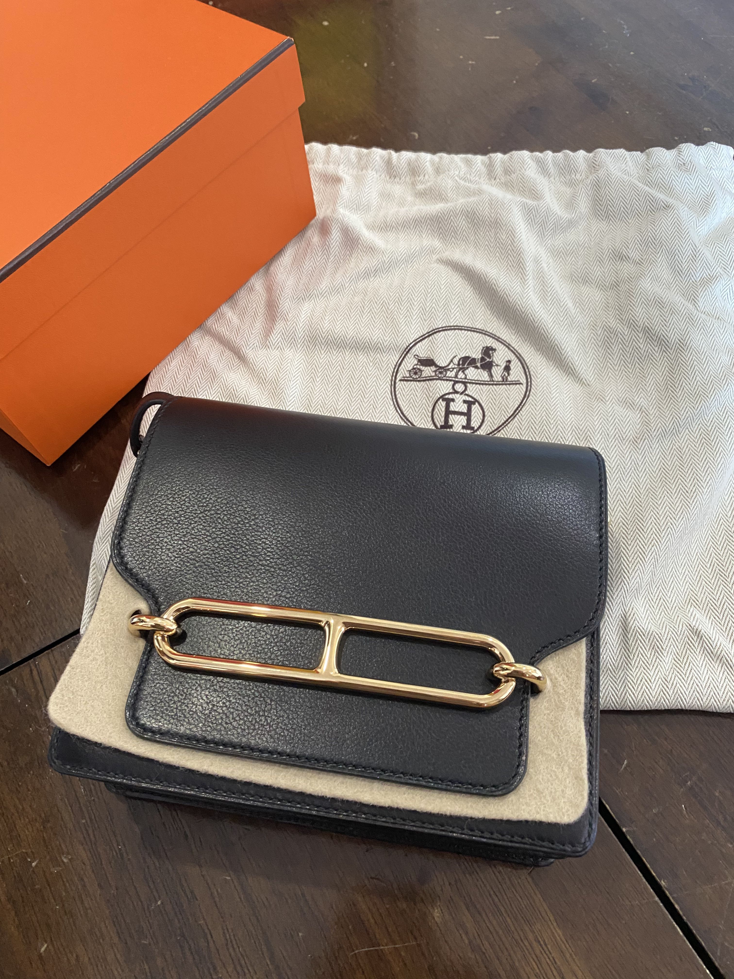 Hermes Mini Roulis, Luxury, Bags & Wallets on Carousell