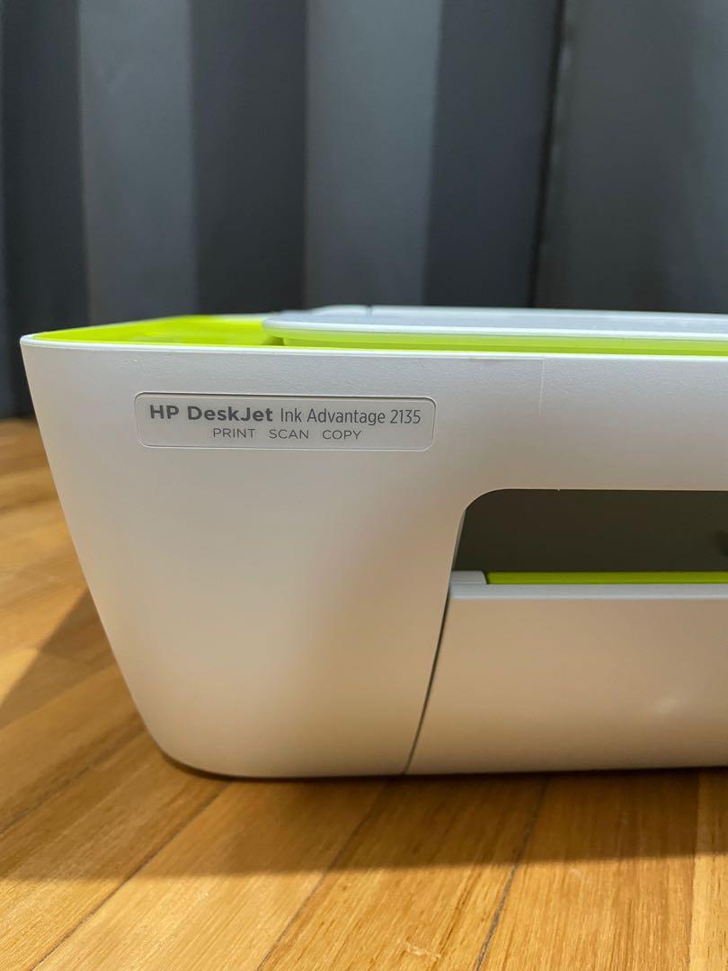 HP DeskJet Ink Advantage 2135 [FREE BLACK CARTRIDGE], Computers & Tech ...