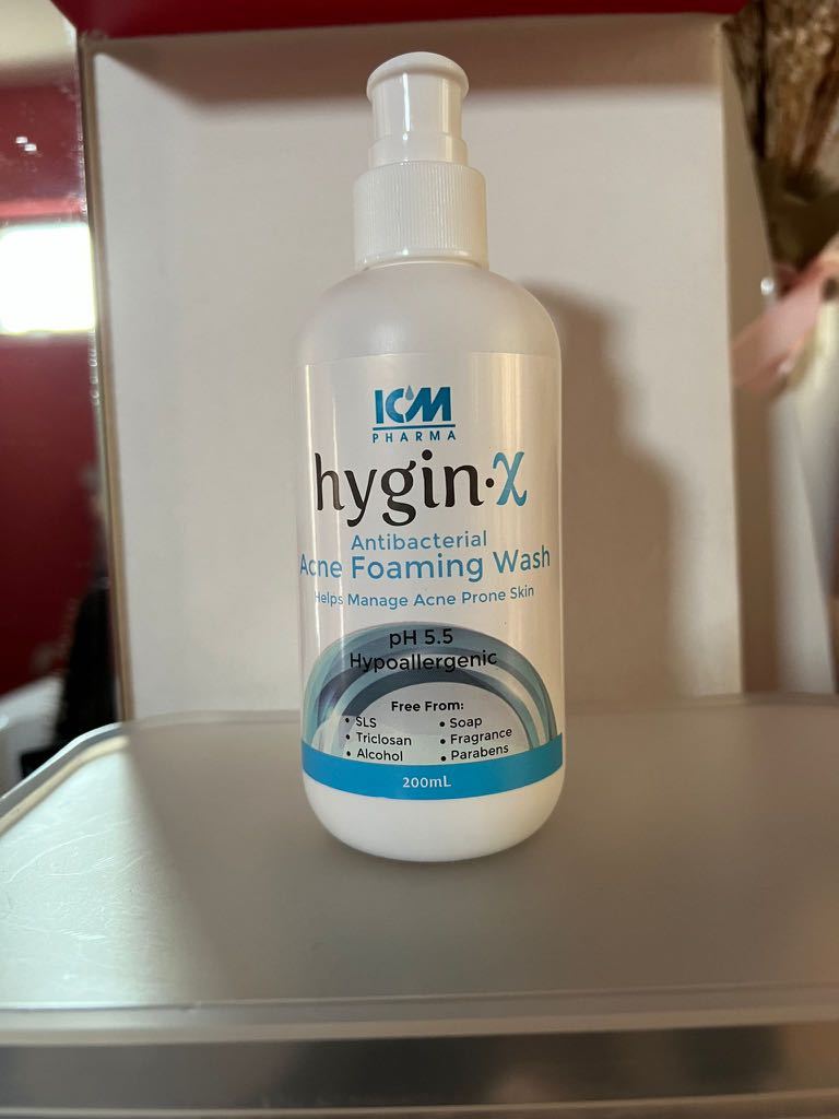 ICM hygin.X Acne Foaming Wash on Carousell