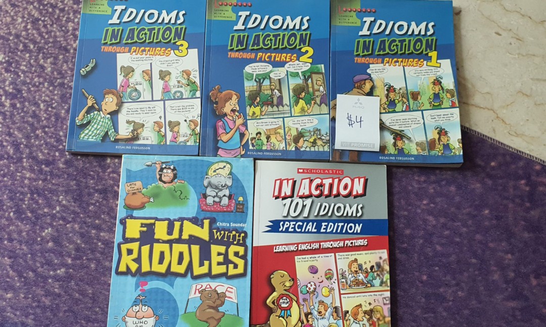 IDIOMS IN ACTION 1,2&3 & SPECIAL EDITION // FUN W RIDDLES, Hobbies ...