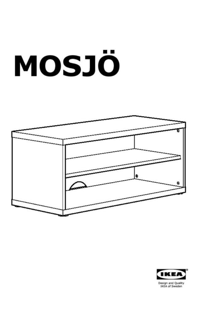 Ikea Mosjo TV Table, Furniture & Home Living, Furniture, TV Consoles on ...