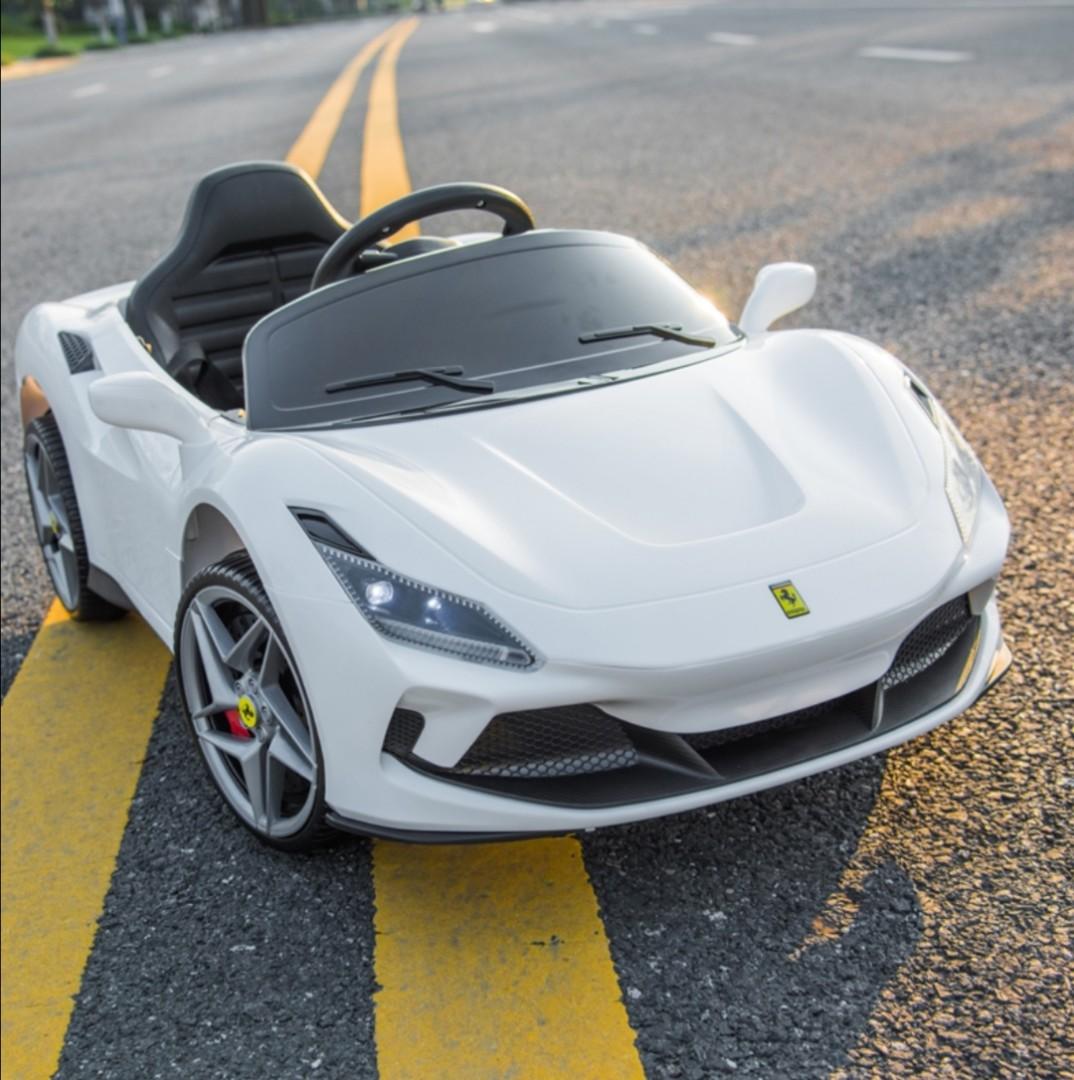 In stock - Ferrari Kids Electric Car with Opening Doors, Babies & Kids ...