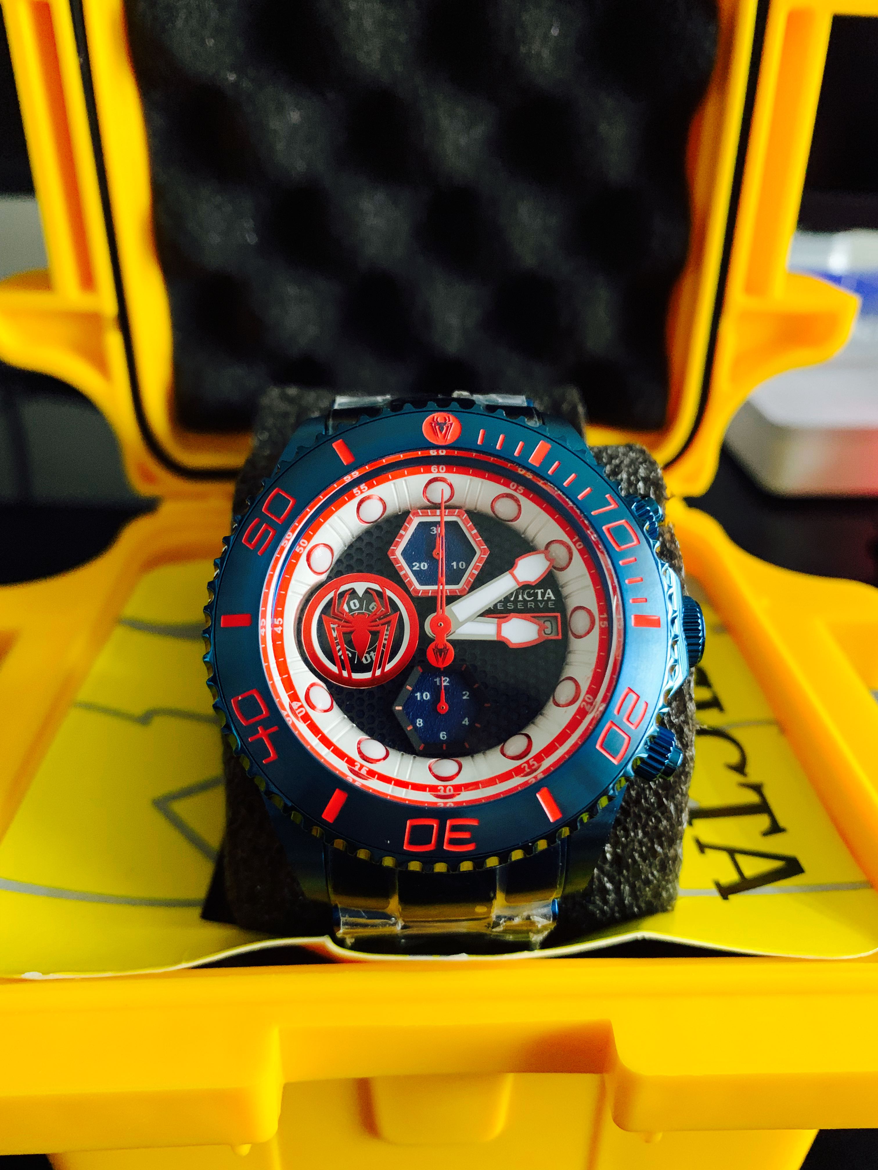 Invicta Marvel Spider-Man SW500 Swiss movement, Men's Fashion, Watches ...