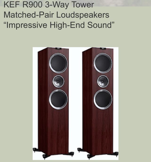 KEF R900 speaker, Audio, Other Audio Equipment on Carousell