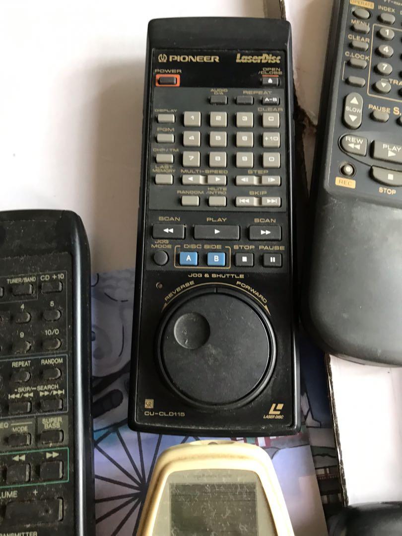 LaserDisc remote control $5 to $10, TV & Home Appliances, TV ...