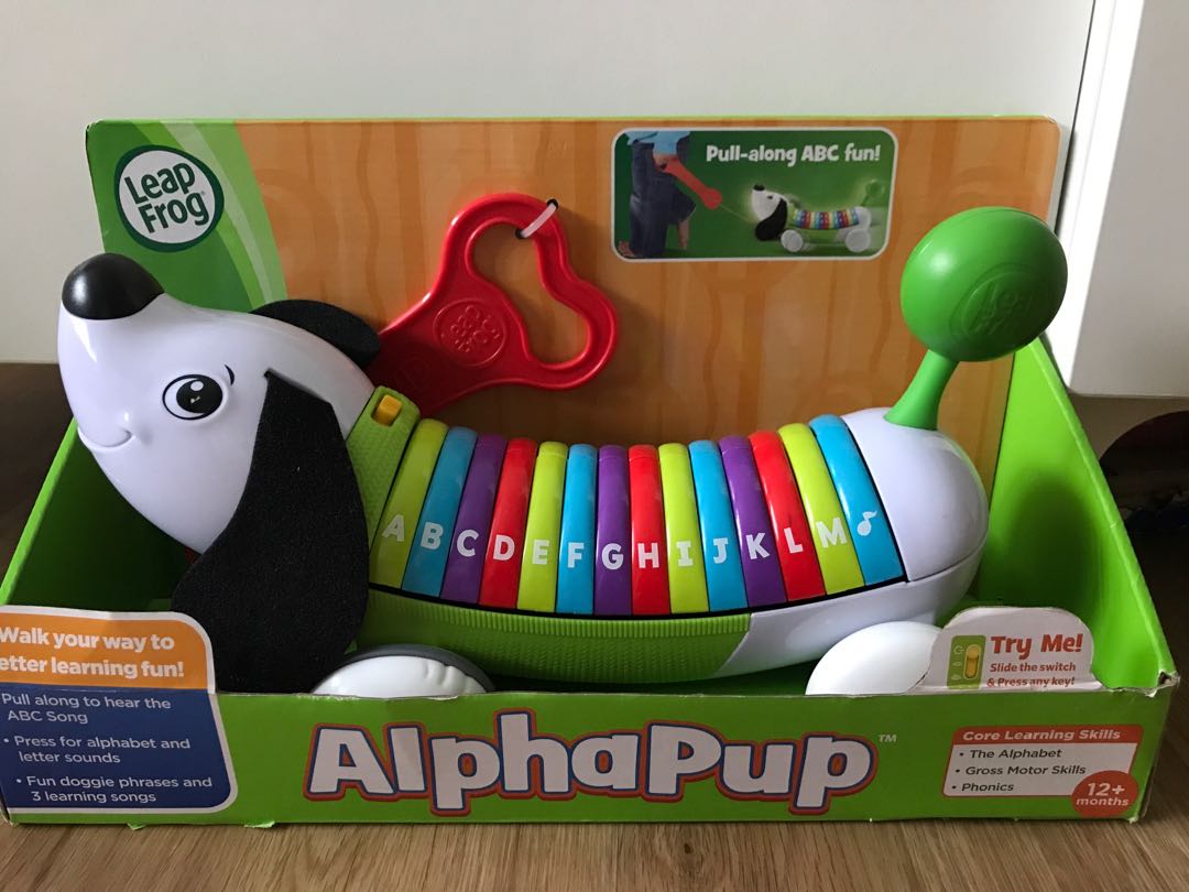 Leapfrog Alpha Pup (Green), Babies & Kids, Infant Playtime on Carousell