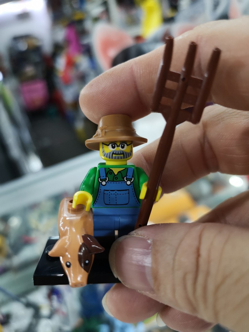 Lego Minifigure Farmer x 4, Hobbies & Toys, Toys & Games on Carousell