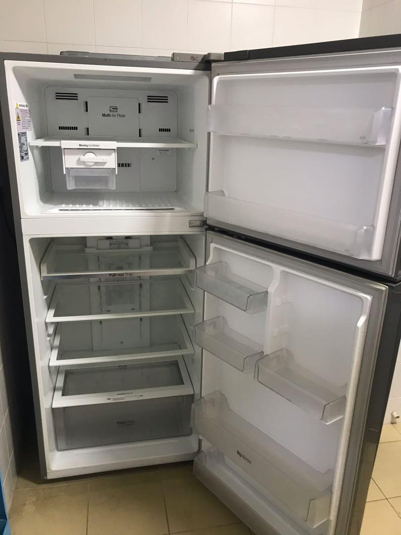 LG 410l 2 door fridge / refrigerator, TV & Home Appliances, Kitchen ...