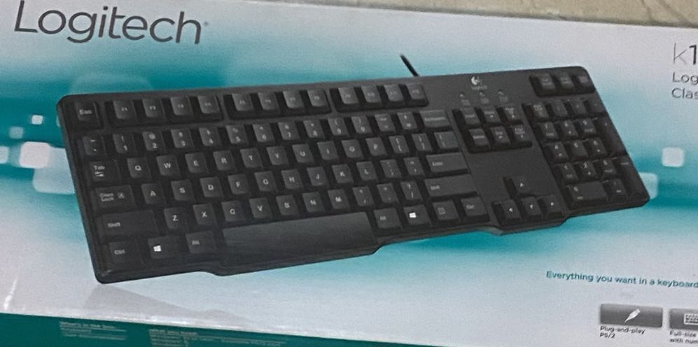 Logitech wired keyboard, Computers & Tech, Parts & Accessories ...