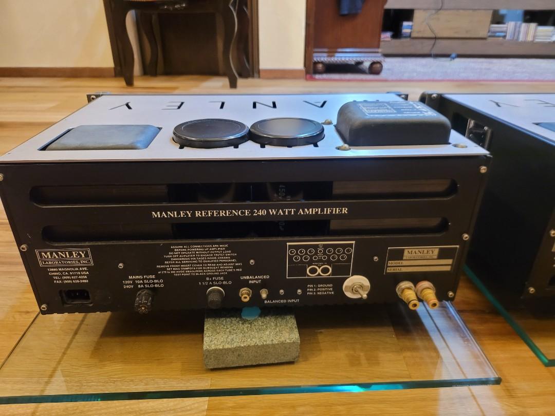 Manley Labs Reference 250 monoblock power amplifier, Audio, Other Audio ...