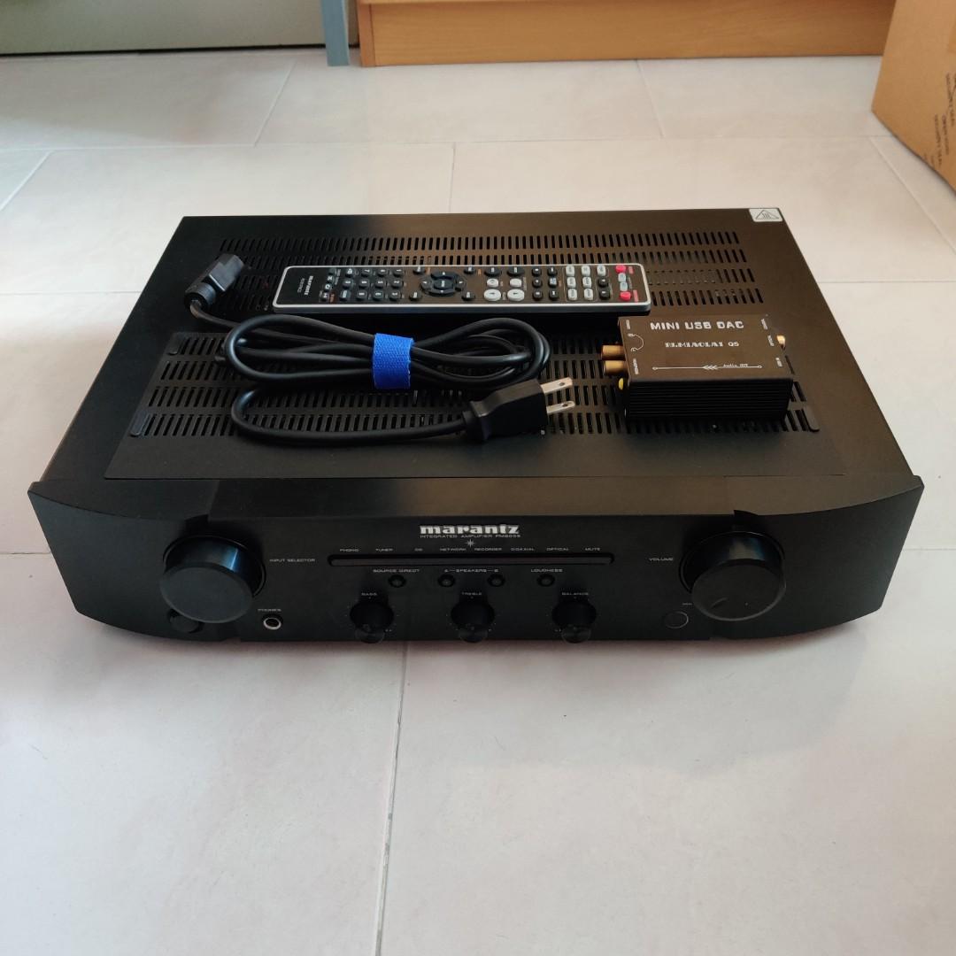 Marantz PM6005 Integrated Amplifier with Digital Input for Speakers and ...