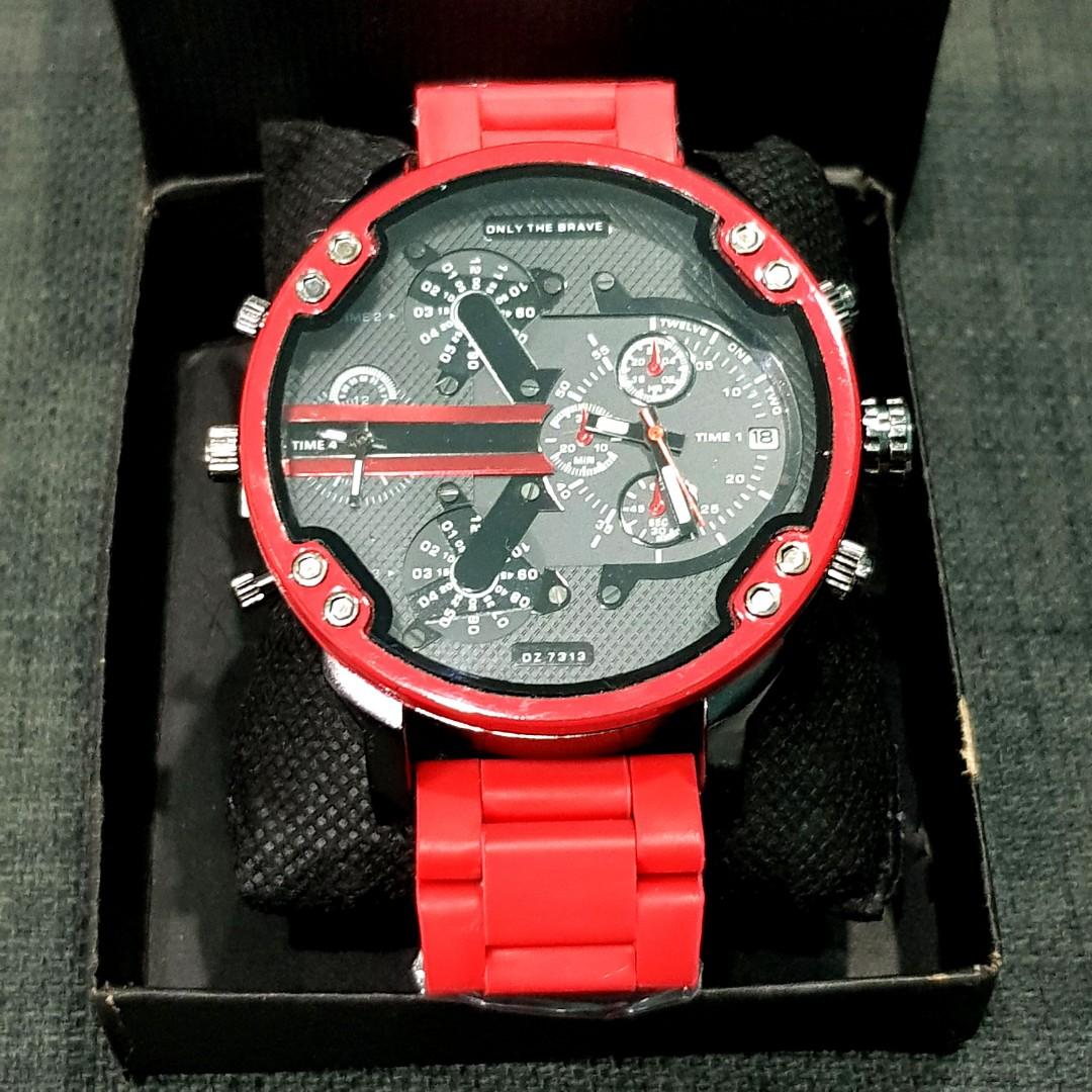 RED STEEL WATCH FOR MEN, Men's Fashion, Watches & Accessories, Watches ...