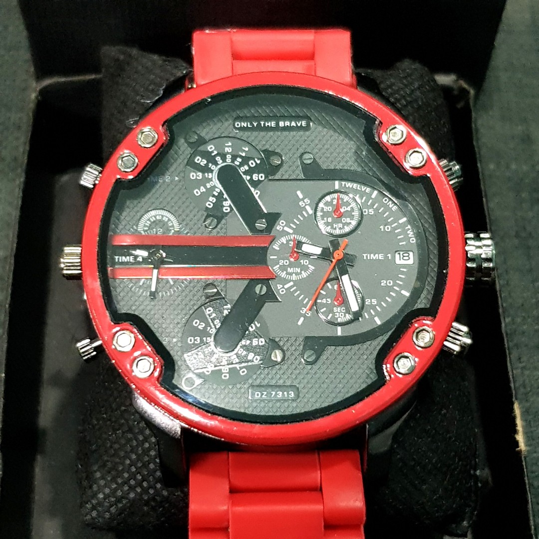 RED STEEL WATCH FOR MEN, Men's Fashion, Watches & Accessories, Watches ...
