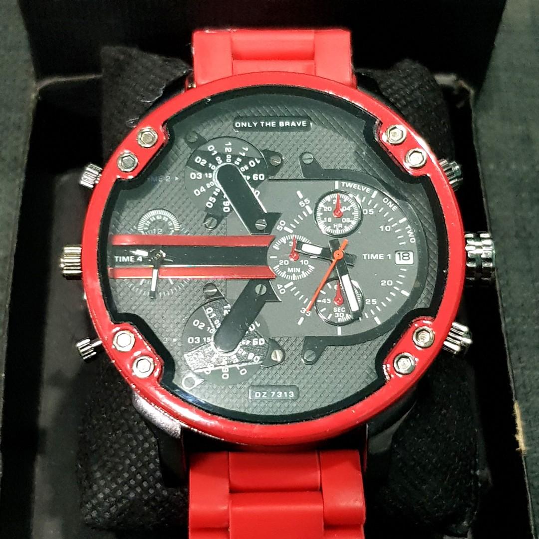 RED STEEL WATCH FOR MEN, Men's Fashion, Watches & Accessories, Watches ...
