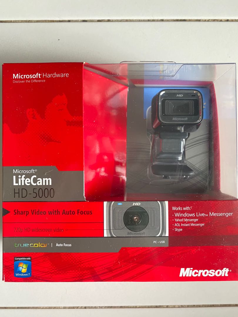 Microsoft LifeCam HD-5000 - WFH video camera, Photography, Cameras on ...
