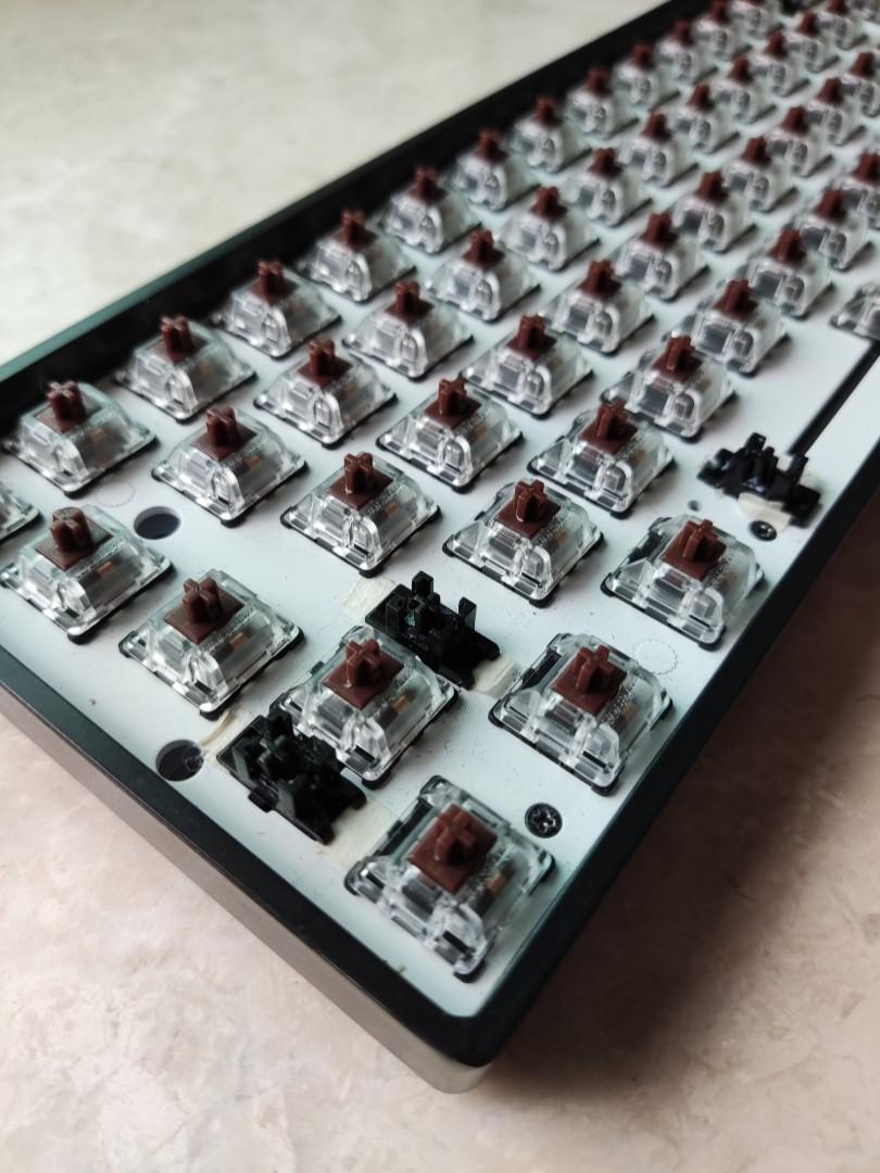 Modded Gk61 Hotswappable Mechanical Keyboard, Computers & Tech, Parts ...