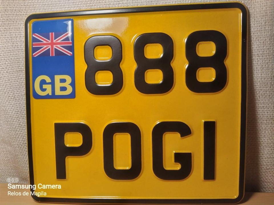 Motorcycle Euro Plates (Great Britain) Personalized and best for Vespa ...