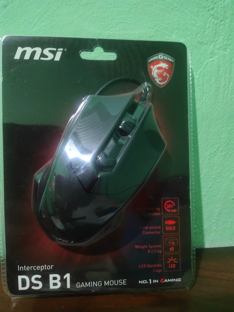 MSI Interceptor DS B1 Gaming Mouse, Computers & Tech, Parts ...