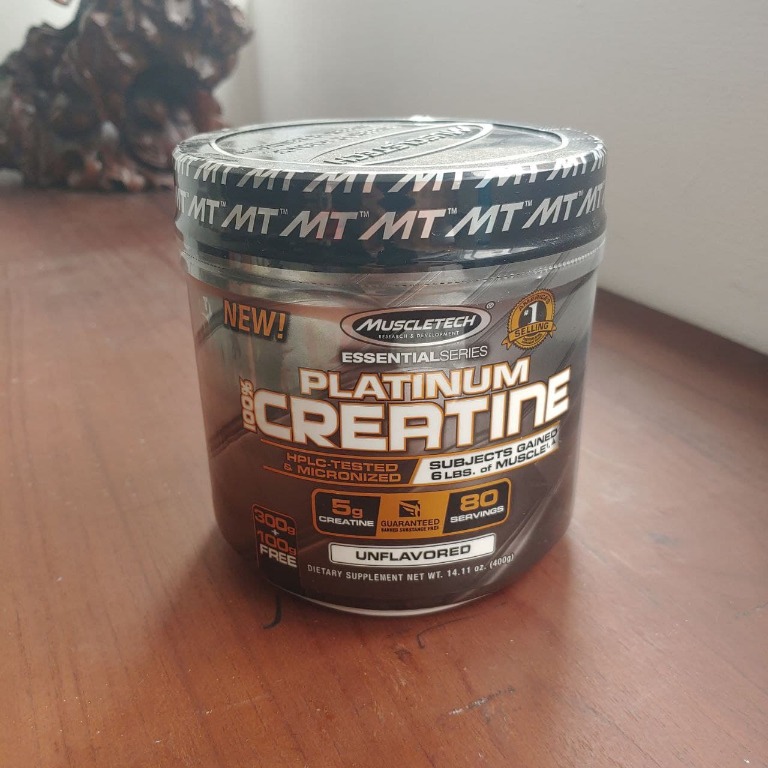 Muscletech, Essential Series, Platinum 100% Creatine, Unflavored, 14.11 ...