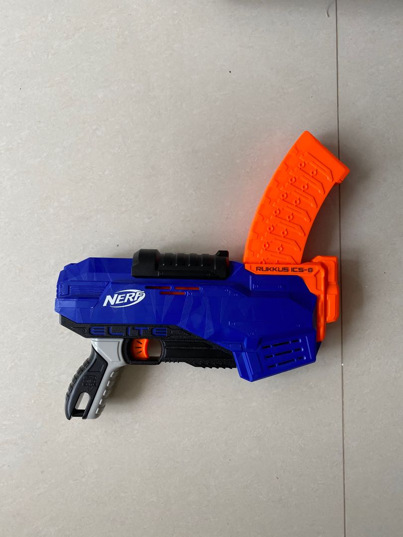 Nerf Elite Rukkus ICS-8, Hobbies & Toys, Toys & Games on Carousell