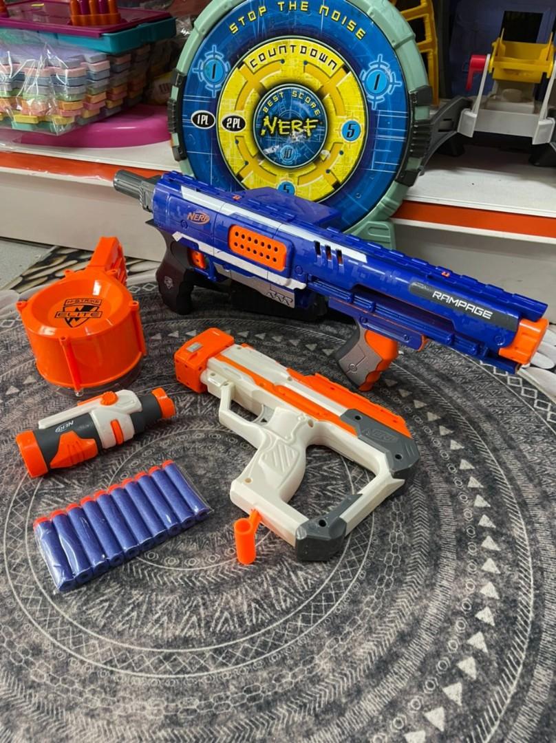 NERF RAMPAGE N-STRIKE ELITE BLASTER, Hobbies & Toys, Toys & Games on ...