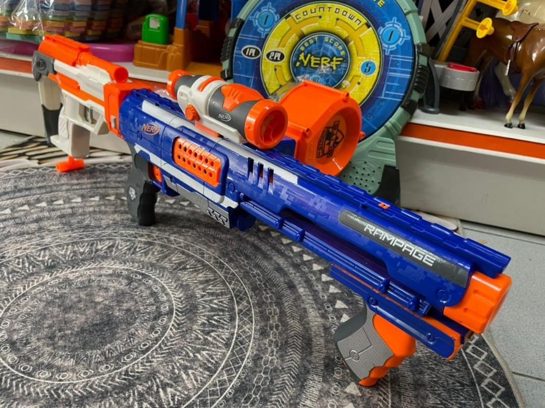 NERF RAMPAGE N-STRIKE ELITE BLASTER, Hobbies & Toys, Toys & Games on ...