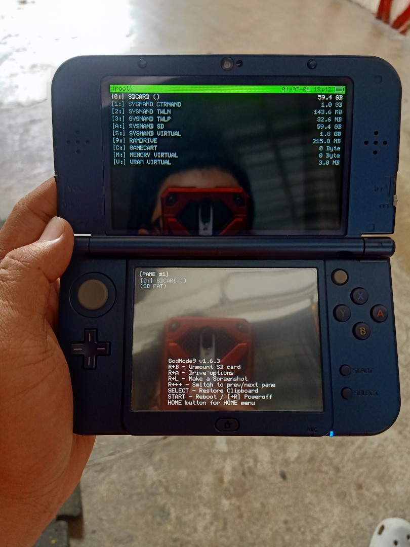 New 3ds xl BLUE ips top screen, Video Gaming, Video Game Consoles ...