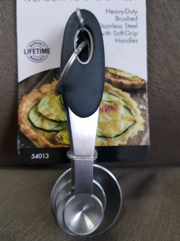 ONEIDA Stainless Steel Measuring Spoon Set, Furniture & Home Living ...