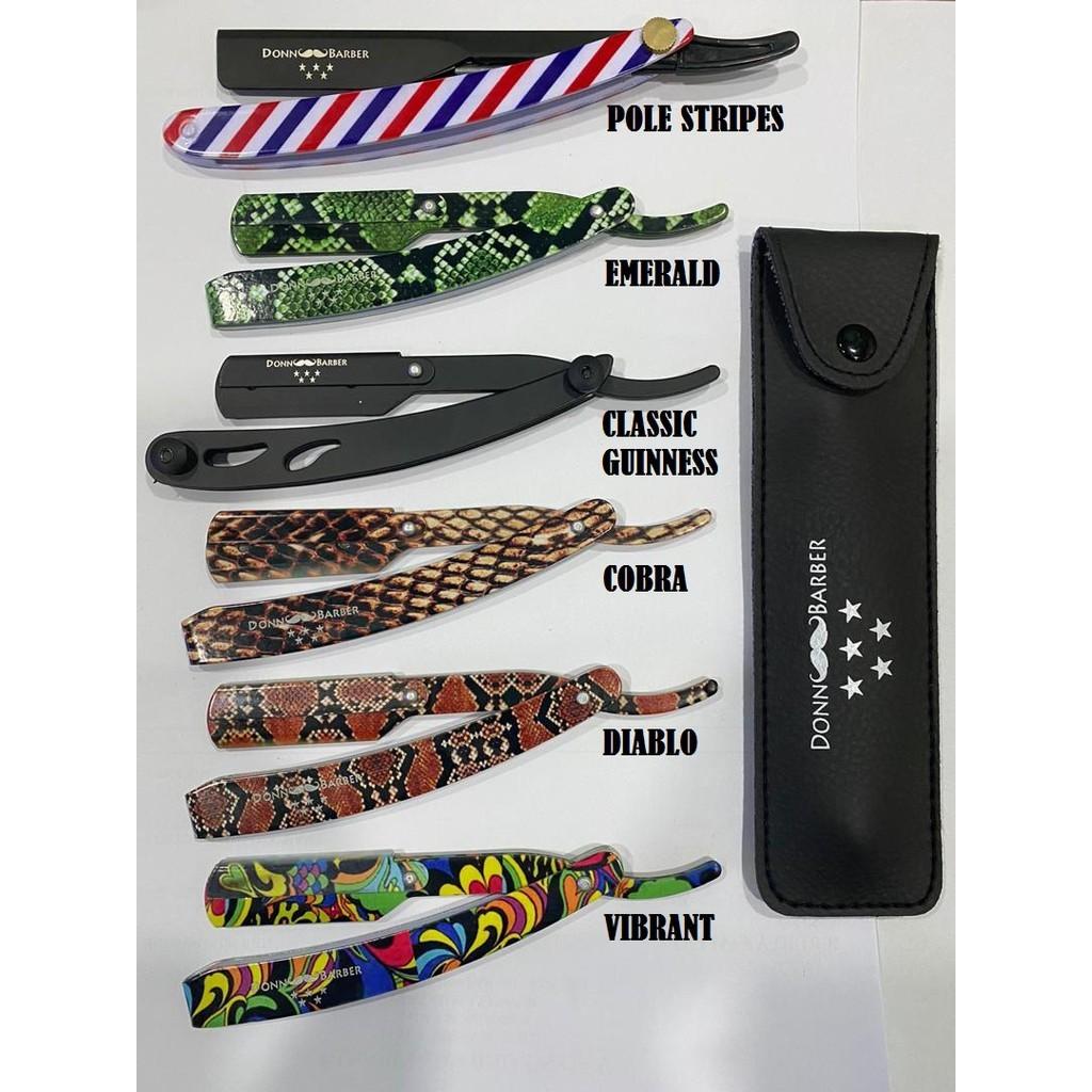 Original Donn Barber Straight Barber Edge Steel Razor Folding Shaving ...