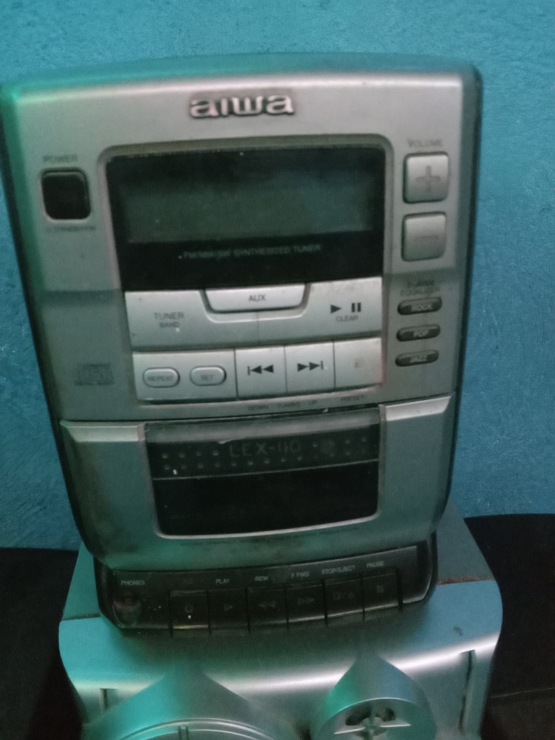 Original.aiwa.mini componet,working condition.w/aiwa speakers and.jvc ...