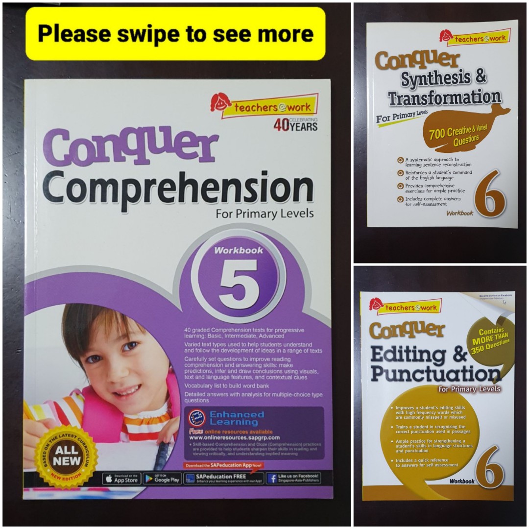 P5 Conquer Comprehension & P6 Conquer Editing & Punctuation & P6 ...