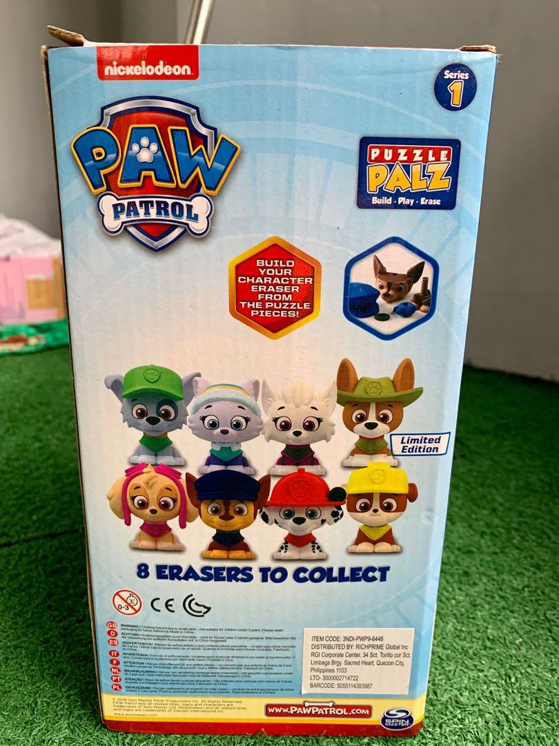 Paw Patrol 3D puzzle eraser PUZZLE PALZ, Hobbies & Toys, Toys & Games ...
