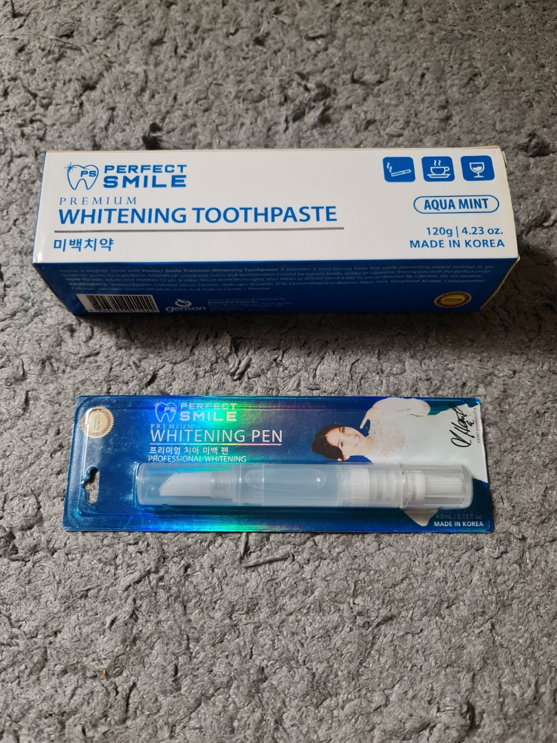 Perfect Smile Toothpaste & Whitening Pen, Beauty & Personal Care, Oral ...