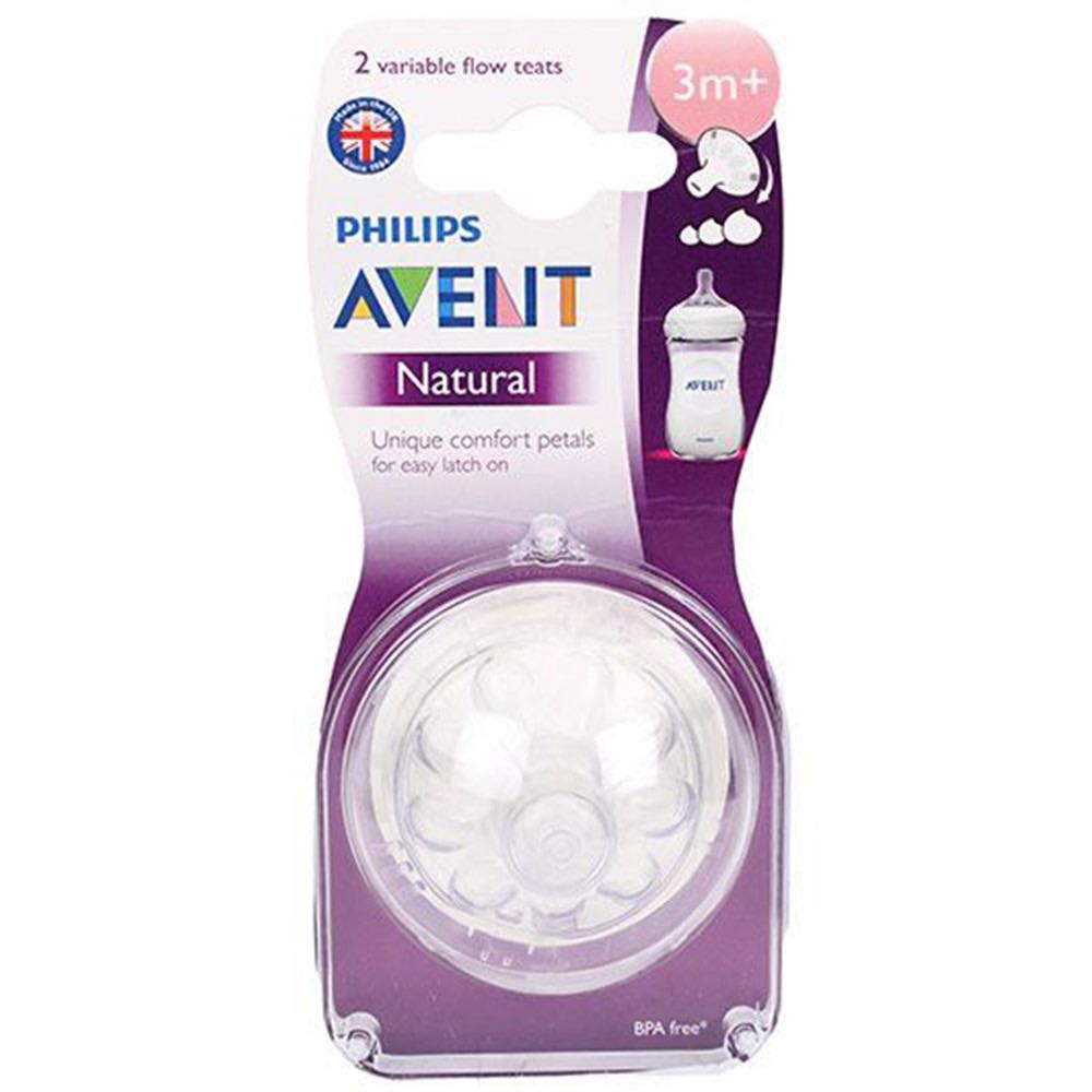 Philips Avent Natural teat variable flow 3m+, Babies & Kids, Nursing ...