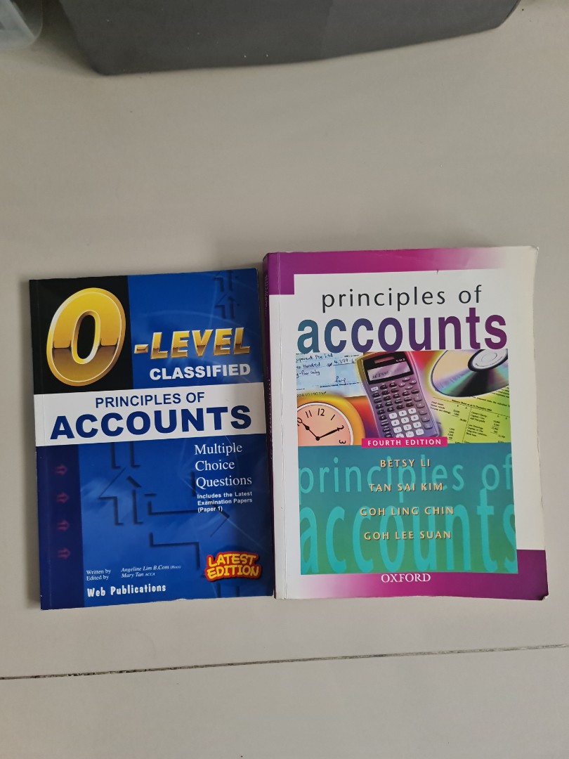 POA principle of accounts o level textbook assessment, Hobbies & Toys ...