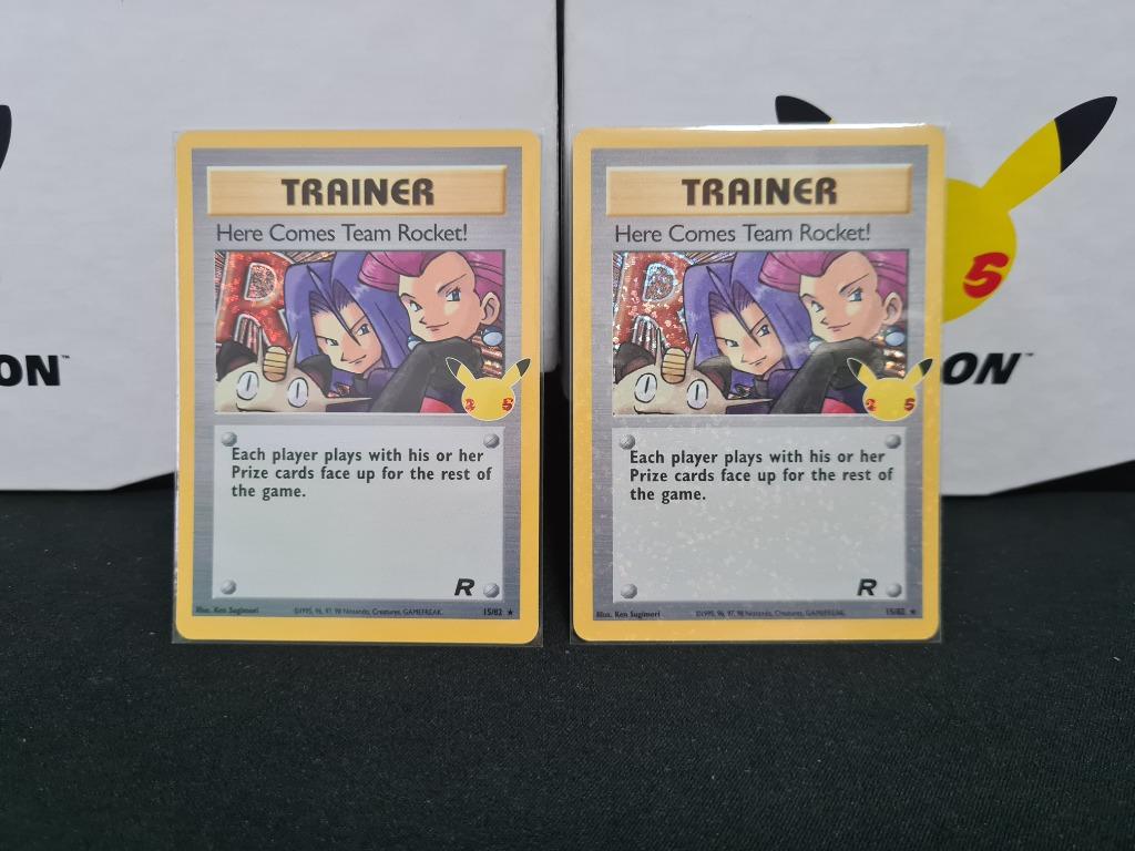 Pokemon Celebrations Here Comes Team Rocket, Hobbies & Toys, Toys & Games on Carousell