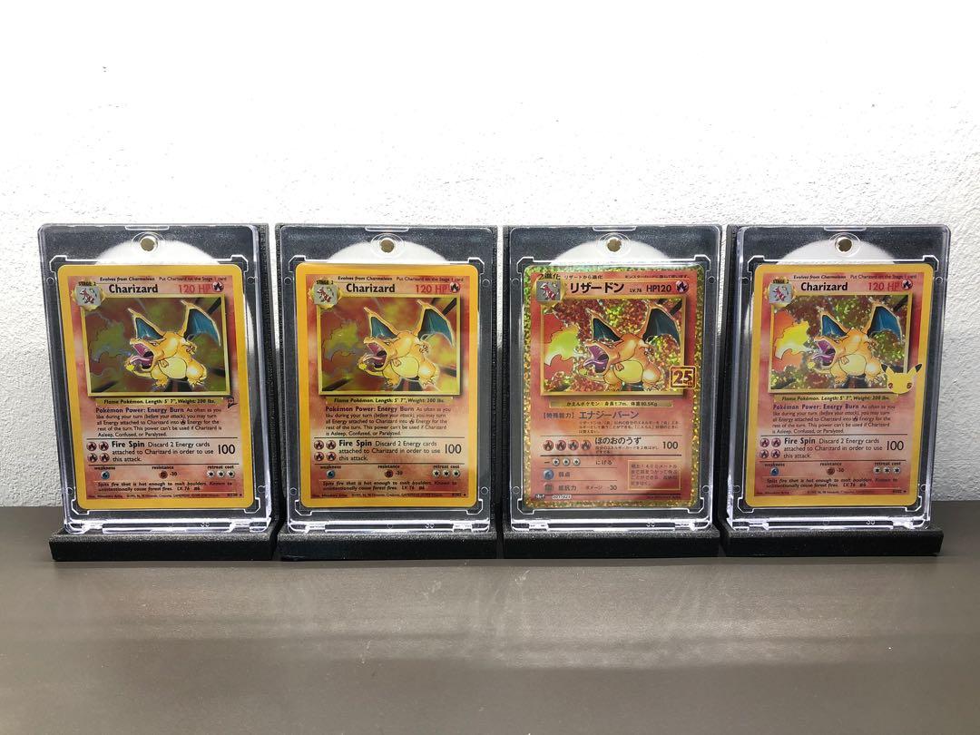 Pokemon TCG cards stand for one touch magnetic case plastic DIY ...