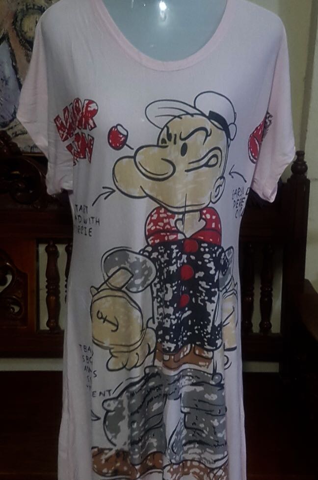 Popeye sleep wear, Women's Fashion, Dresses & Sets, Traditional ...