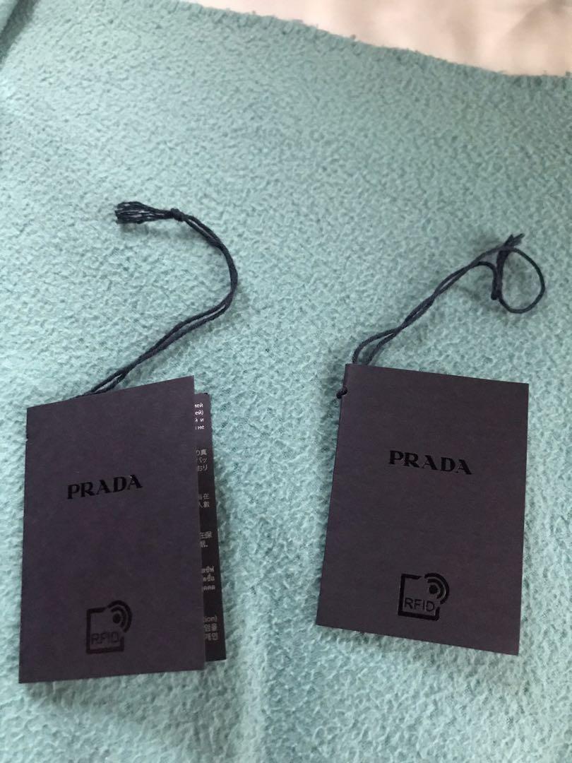 Prada booklet card authentic card kartu original prada multipochette ...
