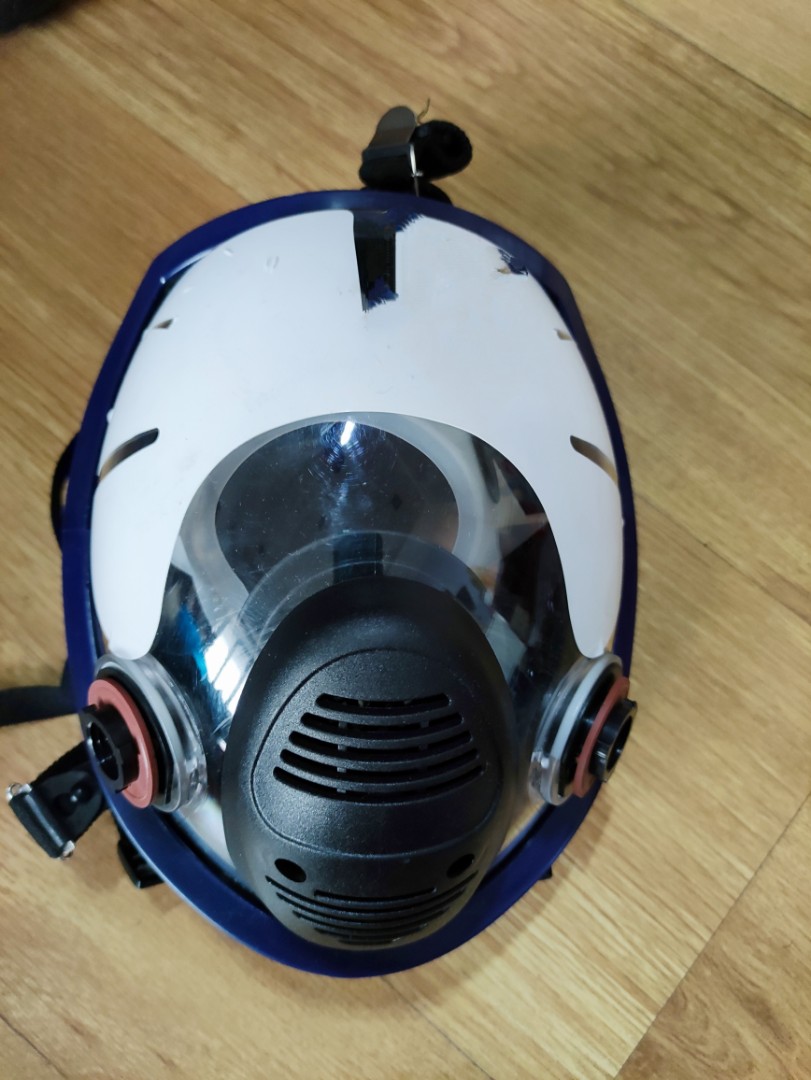 Protective Full Face Gas Mask without Filter, Commercial & Industrial ...