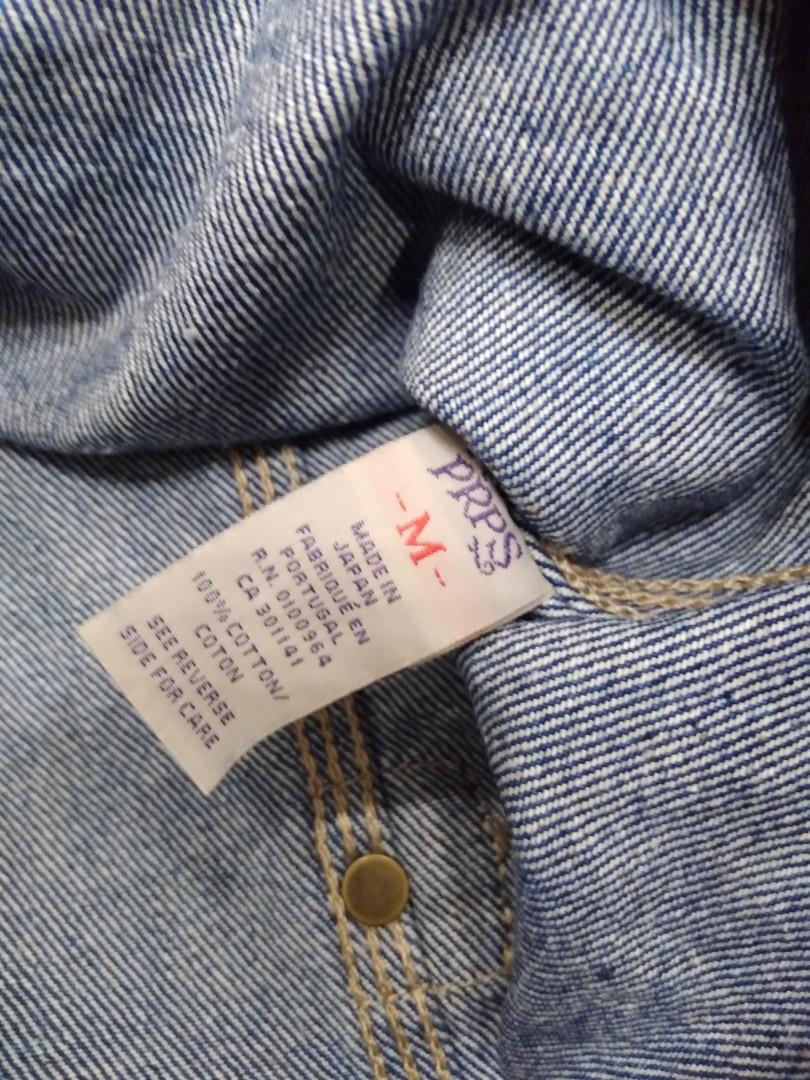 Prps denim jacket, Men's Fashion, Coats, Jackets and Outerwear on Carousell