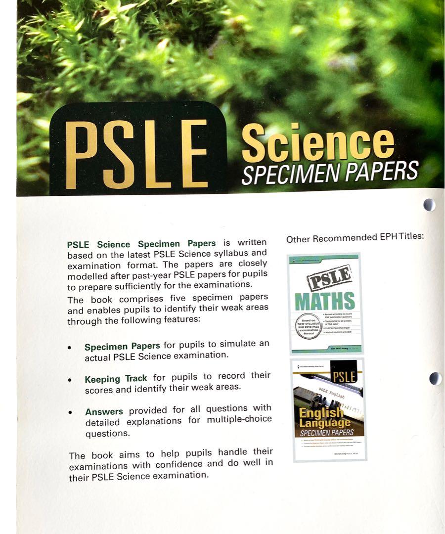 PSLE Science Specimen Papers, Hobbies & Toys, Books & Magazines ...